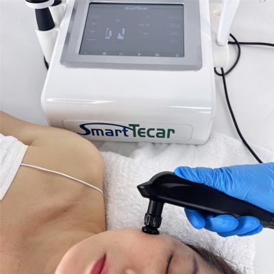 China Tecar Therapy Diatherapy Physiotherapy Machine With 448KHz CET RET Handles for sale