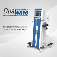 China Touch Screen Dual Wave Shockwave Therapy Machine 21Hz 6Bar for ED and Pain Relief for sale