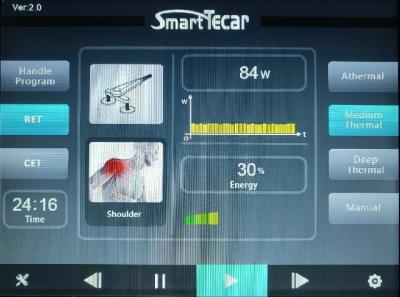 China CET RET da terapia do calor do equipamento da terapia da massagem 300W Smart Tecar do corpo do RF 80MM à venda