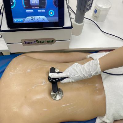 Cina Stimolazione elettrica acustica del muscolo della macchina di diatermia di Tecar Shockwave in vendita