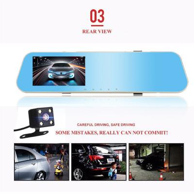 Cina Specchio astuto doppio della camma a 4,3 pollici del un poco 1080P del ODM dell'OEM con il sensore di G in vendita