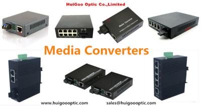 China 550m,1310nm Gigabit Fiber Media Converter - 1000Base-LX, LC Multimode for sale