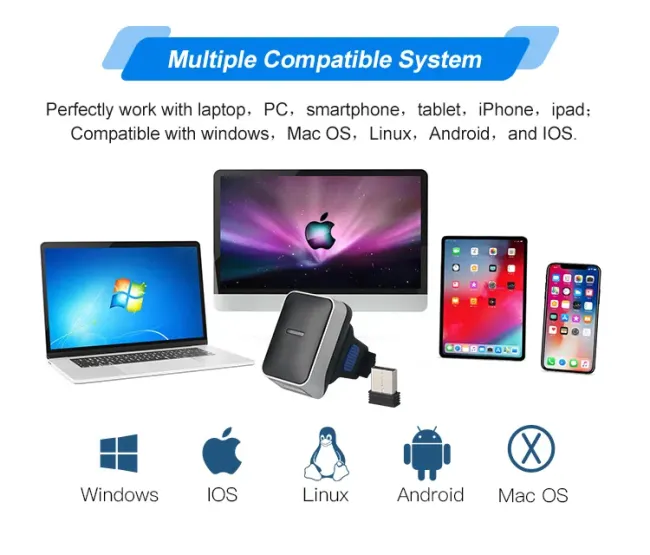 DI9010C-2D Bluetooth Barcode Scanner scanning demonstration