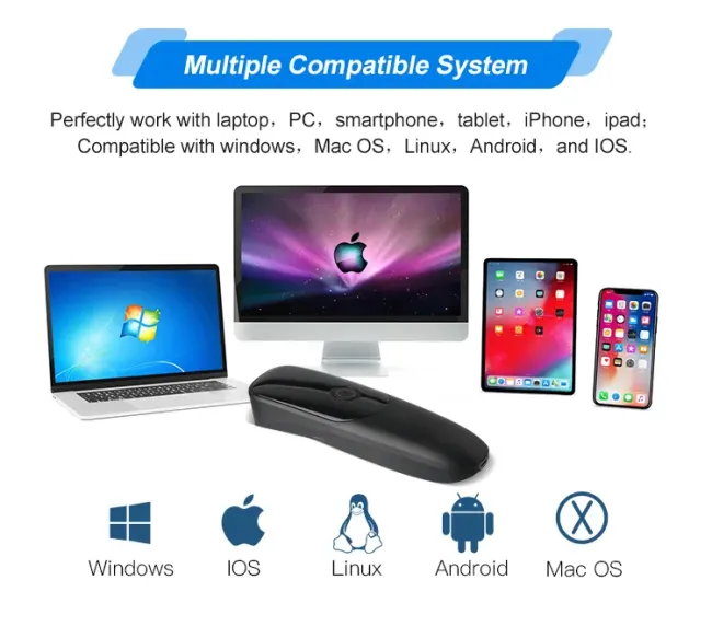 Mini Handheld 2D Wireless Barcode Scanner - Scanning Demonstration