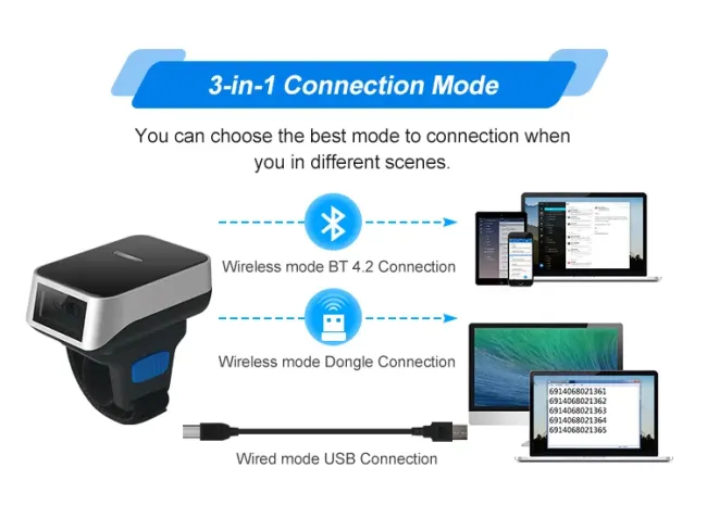 DI9010C-2D Barcode Scanner in use