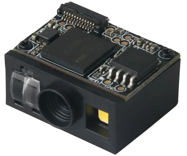 OEM 32 Bit 2D Mini CMOS Barcode Laser Scanner Module with Flat Cable - front view