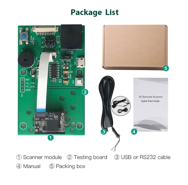 DE2290D Scanner Module Packaging