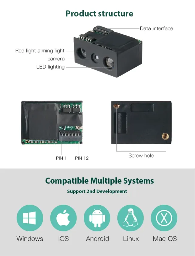 DE2290 Scanner Module side view