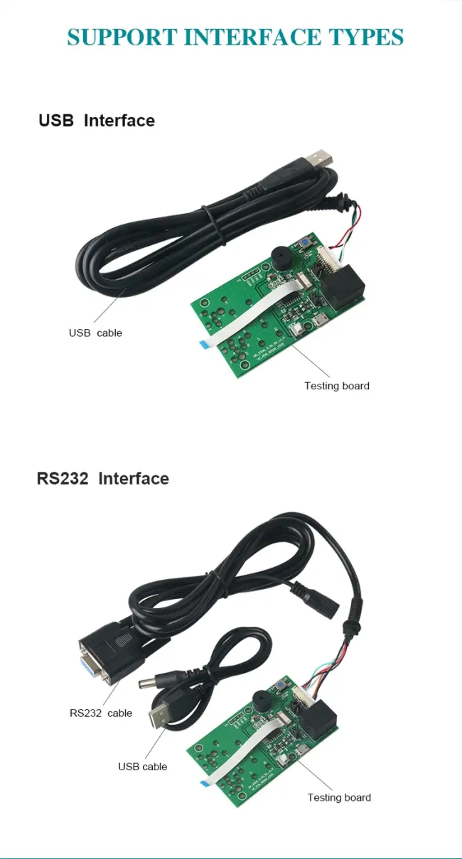 Barcode scanner module close-up
