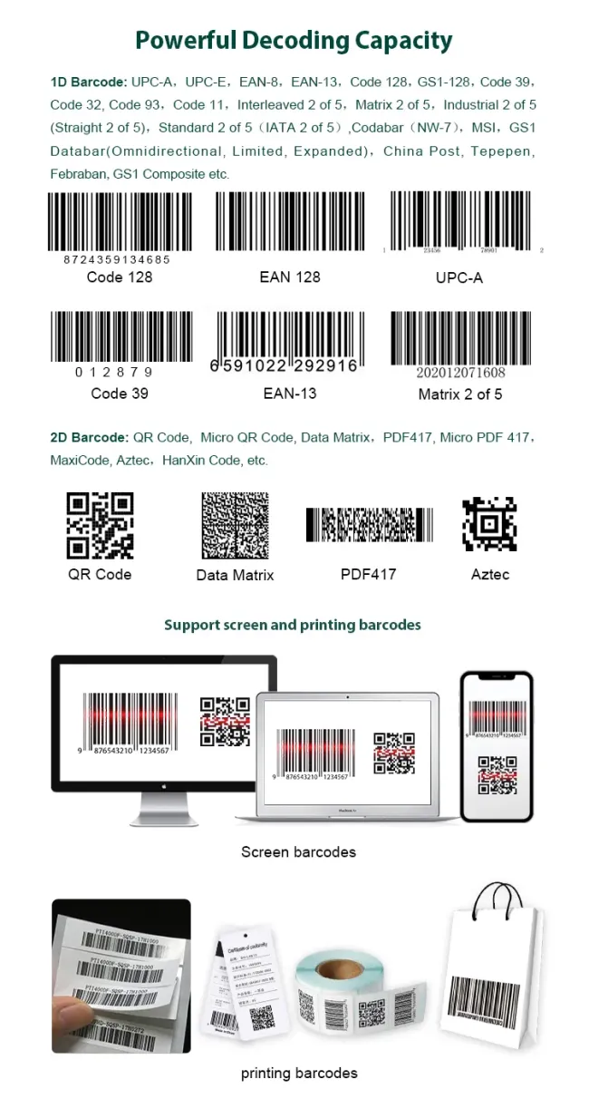 DE2290D Barcode Scanner Module - Top View