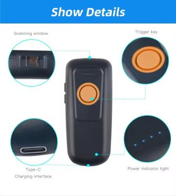 中国 高解読速度 1D CCD ポータブルバーコードリーダー 無線レーザーバーコードスキャナー 販売のため