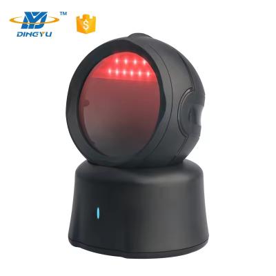 China Auto Sense CMOS 1D/2D Desktop Barcode Scanner voor supermarkten Te koop