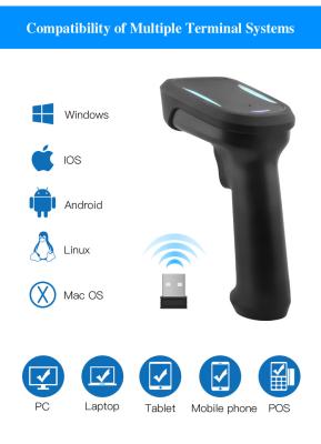 China USB-kabel Handheld 2D barcode scanner Bedraad 640x480 resolutie Anti-drop Te koop