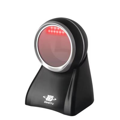 China Omnidirectional 2D Desktop Barcode Scanner With Display Screen Code Reader for sale