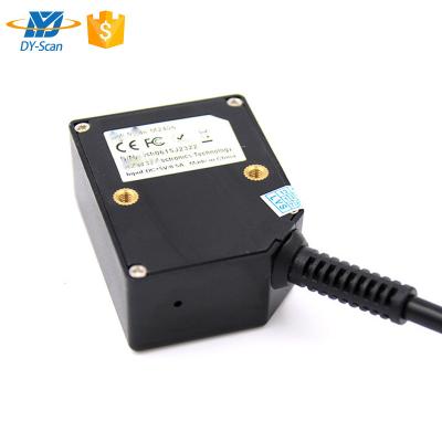 China Custom CCD Fixed Mount Barcode Scanner 32-Bit Mini Fixed Reader RS232 DF3100 for sale