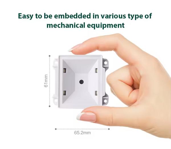 Quality Table Mounted 2D Barcode Scanner Embedded Platform USB TTL QR Code Hands-Free for sale