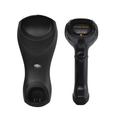 Cina 512k Storage 1600mAh Batteria Wireless 2D Barcode Scanner Con Culla di Ricarica Per Catene di Vendita in vendita