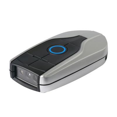 Chine Mini Portable Scanner de code à barres 2D Bluetooth Android IOS 200mA Batterie 70000lux Souris sans fil Conception en forme de souris à vendre