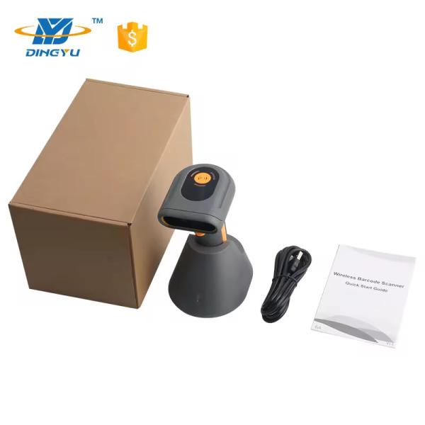 Quality Speed 1D 2D DPM QR Code Handheld Barcode Scanner with Charging Stand Resolution for sale