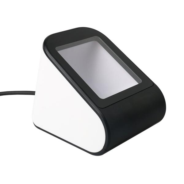 Quality USB Wired 1D 2D Barcode Scanner Desktop Reader with Adjustable Scanning Angle for sale