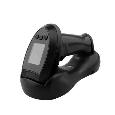 China 2.4G draadloze handheld barcode scanner met scherm scansnelheid 300x/s Resolutie ≥4mil Te koop