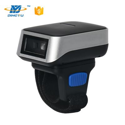 China Mini Wearable Ring Finger Bluetooth Barcode Scanner DI9010-1D for sale