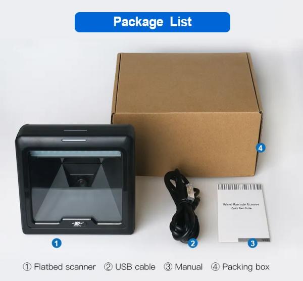 Quality Table Mounted Omnidirectional Barcode Scanner Hands-Free Automatic Scanning For for sale