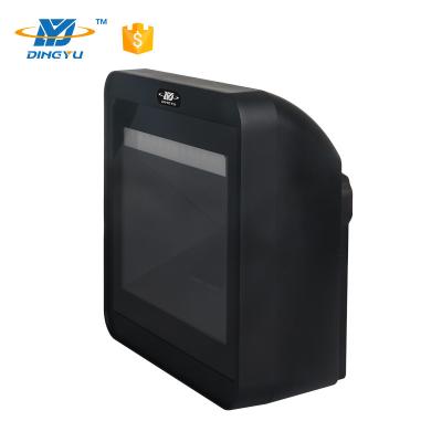 China Desktop Orbit Omnidirectional Scanner , Hand Free Auto Barcode Scanner for sale