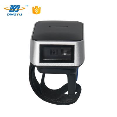 China Varredor sem fio do código de barras do dedo de Bluetooth, telefone esperto/varredor DI9010-1D do código de barras anel da tabuleta 1D à venda