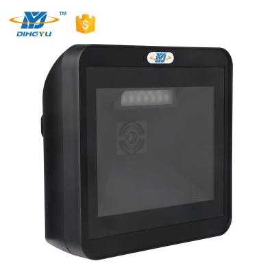 China Cmos van de de Streepjescodescanner van de hoge snelheids 2D Desktop Aftastentype voor Stationaire Supermarkt Te koop