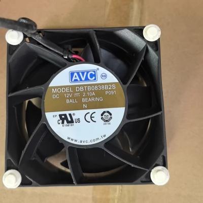 China High Speed Avc Cpu Fan DBTB0838B2S Axial Fan 8cm 25W 12V 2.1A PWM Speed Regulation Fan for Inverters Converters for sale