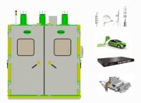 China LCD Controller Walk In Chamber Climatic Simulation With Sliding Door for sale