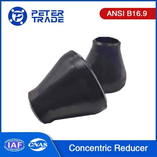 ASME B16.9 Συγκεντρωτικοί μειωτικοί μηχανισμοί άνθρακα από χάλυβα ASTM A420 WPL6 WPL9 για τη χημική και πετροχημική βιομηχανία