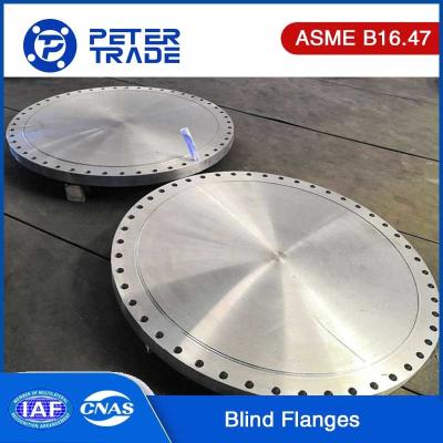China Klasse 75 ASME B16.47 Grote diameter koolstofstaal A105 Lashalsflanken en blinde flanken NPS 26-NPS 60 Te koop