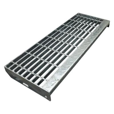 China Heavy Duty OEM Factory Supply Non-Slip Galvanized Steel Grating for Stair Treads and Industrial Platforms for sale