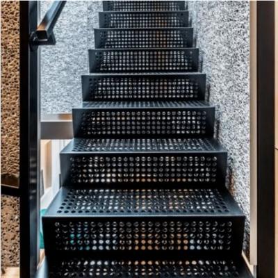 China Hot-Dip Galvanized Steel Stair Treads with Square Grid Non-Slip Bar Grating for Walkways for sale
