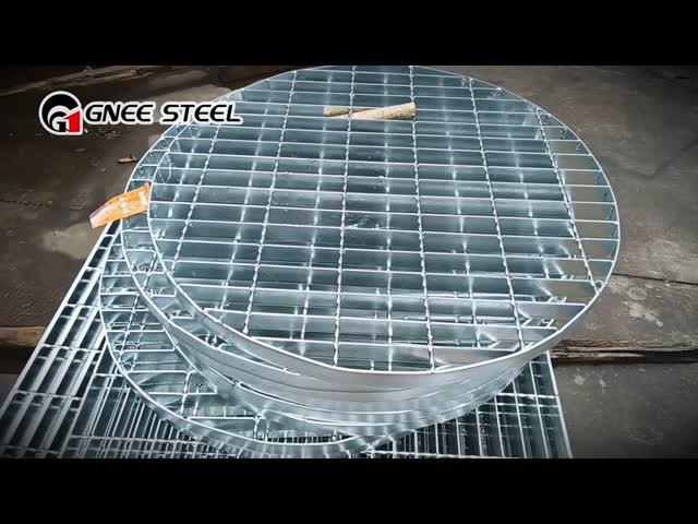 Piso de Grelha Metálica Tipo Serrilhado Grelha de Aço Plataforma Barra Torcida