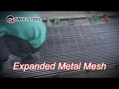 anti slipping expanded metal mesh low carbon steel material 4.5mm - 100mm lwm