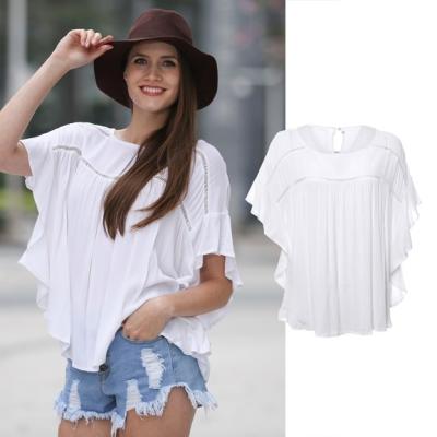 China Newest Design Women Crochet Fashion Blouse Casual Style for sale