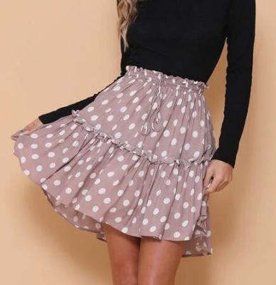China Newest Design Women Polka Dot Mini Skirt for sale