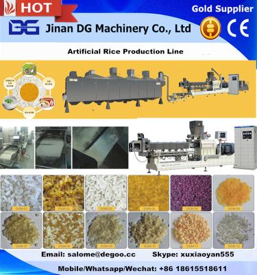 China Automatic broken rice reused Artificial/Reconstituted/Extruded/Re-produced/Manmade rice making machine production line for sale