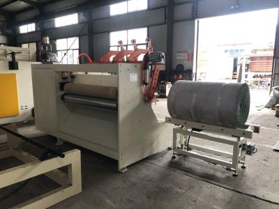 China Electrical Control Winding Machine For PE Sheet Fabric Carpet And Turf Coiling System for sale