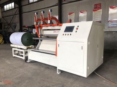 China Electrical Control Winding Machine For PE Sheet Fabric Carpet And Turf Coiling System for sale
