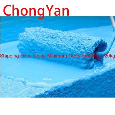 China ChongYan Zeer veerkrachtige acryl waterdichte verf Vervoer over zee Waterdichte coating met chemische weerstand en droogtijd van 3 uur Te koop