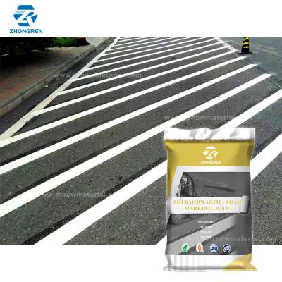 Cina 30% di perline di vetro pre-misto Vernice stradale termoplastica per autostrade senza crepe in vendita
