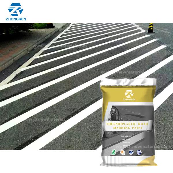 Quality Crack Resistant Reflective Thermoplastic Paint Yellow Highway Paint No Wrinkles for sale