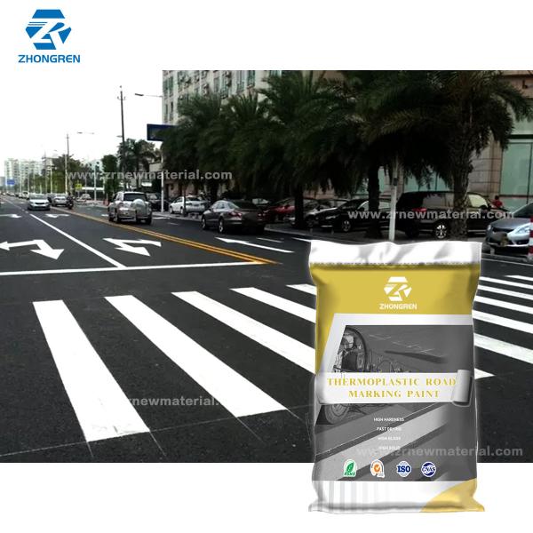 Quality Yellow White Vibrate Dots Thermoplastic Road Paint With Quick Drying Time for sale