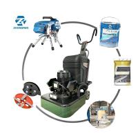 China 7.5KW/10P Concrete Floor Grinding Machine With Vacuum High Efficiency for sale
