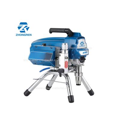 China Movable 495 3200psi Electric Airless Paint Sprayer For Roof Coatings 1500 Watt for sale