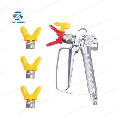중국 전문 고압 에어리스 페인팅 페인트 스프레이 건 3600PSI 227Bar 517 조절식 노즐 DIY / 해양 / 자동차용 판매용